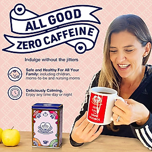 Vintage Rooibos Tea Tin 40 Variety Tea Bags Gift Set - 10 Tea Bags Each of our 4 Tea Varieties in a Nice, Ready-to-Gift Tin Can - Green & Red Rooibos Tea, Honeybush Tea & Chai Rooibos Tea Sampler Set