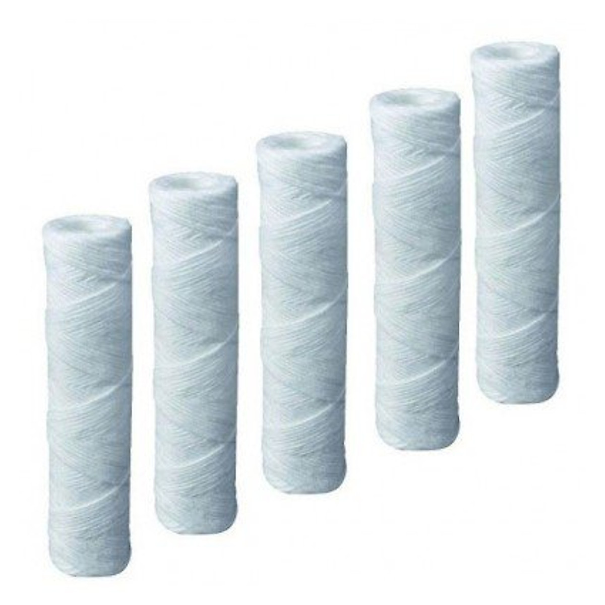 Compatible with Campbell 1ss Sediment Filter Cartridges, 5 Micron, 9 3/4", 5 Pack by Complete Filtration Services (CFS)