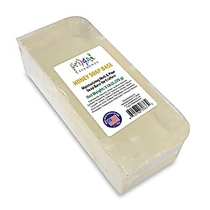 Primal Elements Honey Soap Base - Moisturizing Melt and Pour Glycerin Soap Base for Crafting and Soap Making, Vegan, Cruelty Free, Easy to Cut - 5 Pound