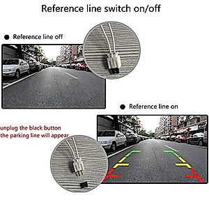 EWAY Classic 2.0 Backup Reverse Rear View Camera for Jeep Wrangler Compass Commander Liberty Patriot Grand Cherokee 2007-2018 Rubicon 2018-2020 Gladiator / with Spare Tire Adjustable Mount