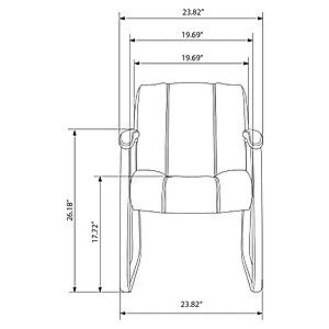Brenton Studio® Bellanca Guest Chair, Black