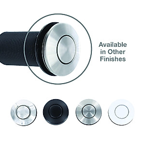 Danco 12066 Sink Top Mount Air Switch Replacement Button, Stainless Steel