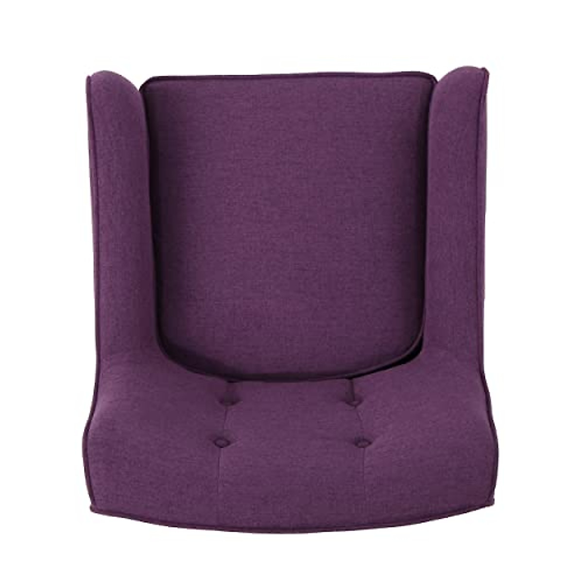 Christopher Knight Home Felicity Mid-Century Fabric Arm Chair, Purple