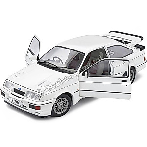Solido S1806104 1:18 1987 Sierra RS500-White Ford Collectible Miniature car, White