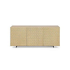 Whiteline Modern Living Harper Buffet, Large, Gold