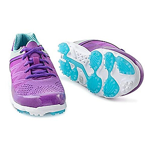FootJoy Women's Sport SL-Previous Season Style Golf Shoes Purple 5 M Light Blue, US