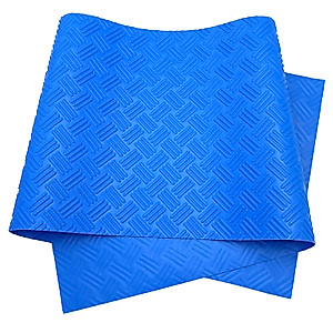 SKARUMMER Swimming Pool Ladder Mat - Protective Pool Ladder Pad Step Mat with Non-Slip Texture, Blue Medium Pool Step Mat, Pool Liner Protection Mat 36 inch X 17 inch