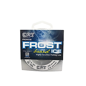 CLAM Pro Tackle 12005 CPT Frost Line Braid - 10lb - 4lb Dia - Hi-Vis Yellow - 50 Yard