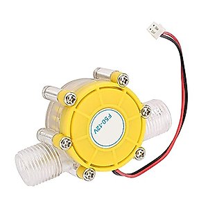 SOONHUA DC Water Turbine Generator, 10W 12V Micro Hydroelectric Water Flow Generator Micro-Hydro Water Charging Tool