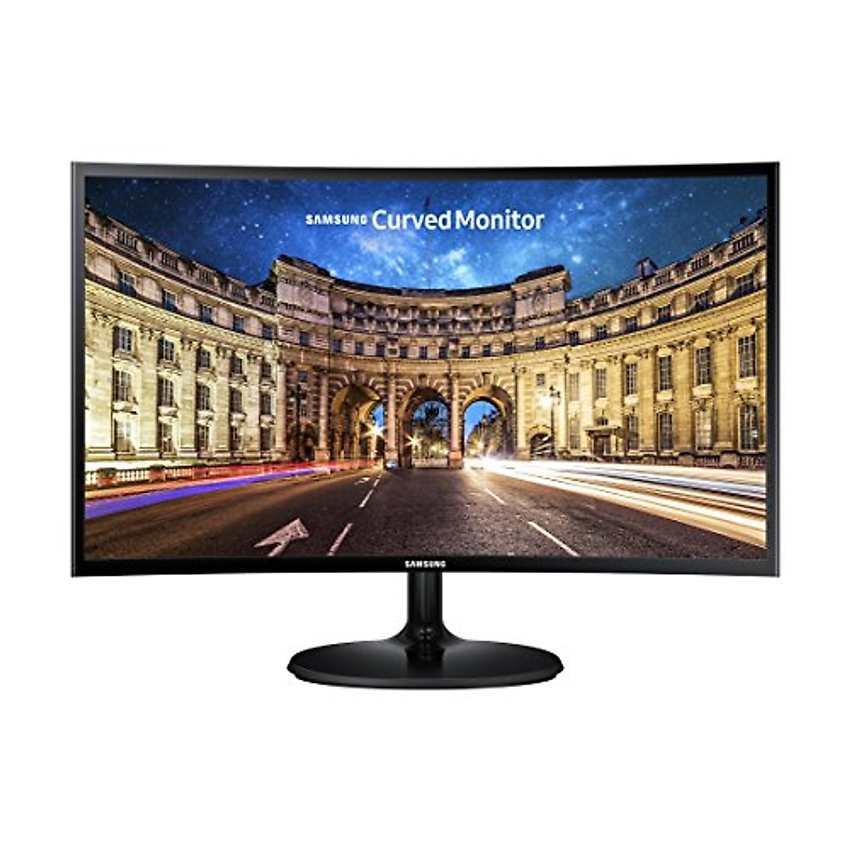 SAMSUNG LC24F390FHNXZA 24-inch Curved LED FHD 1080p Gaming Monitor (Super Slim Design), 60Hz Refresh Rate w/AMD FreeSync Game Mode