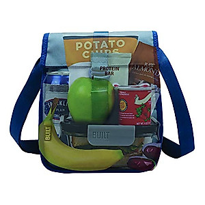 BUILT Crosstown Stain Resistant Insulated Lunch Bag with Adjustable Shoulder Strap Citadel 5269922