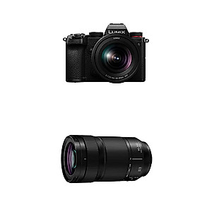 Panasonic LUMIX S5 Full Frame Mirrorless Camera (DC-S5KK) and LUMIX S Series 70-300mm Lens (S-R70300)