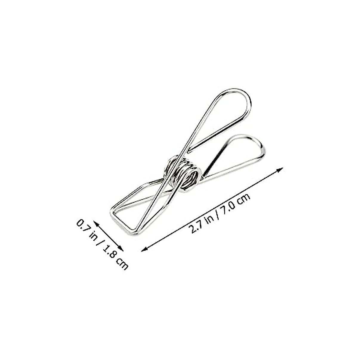 OHPHCALL 20pcs Large Metal Book Clasp Chip Clips Storage Binder Clips for Food Packaging Reusable Snack Bag Clips Sealing Clips for Food Packages Multi-Functional Kitchen Supplies