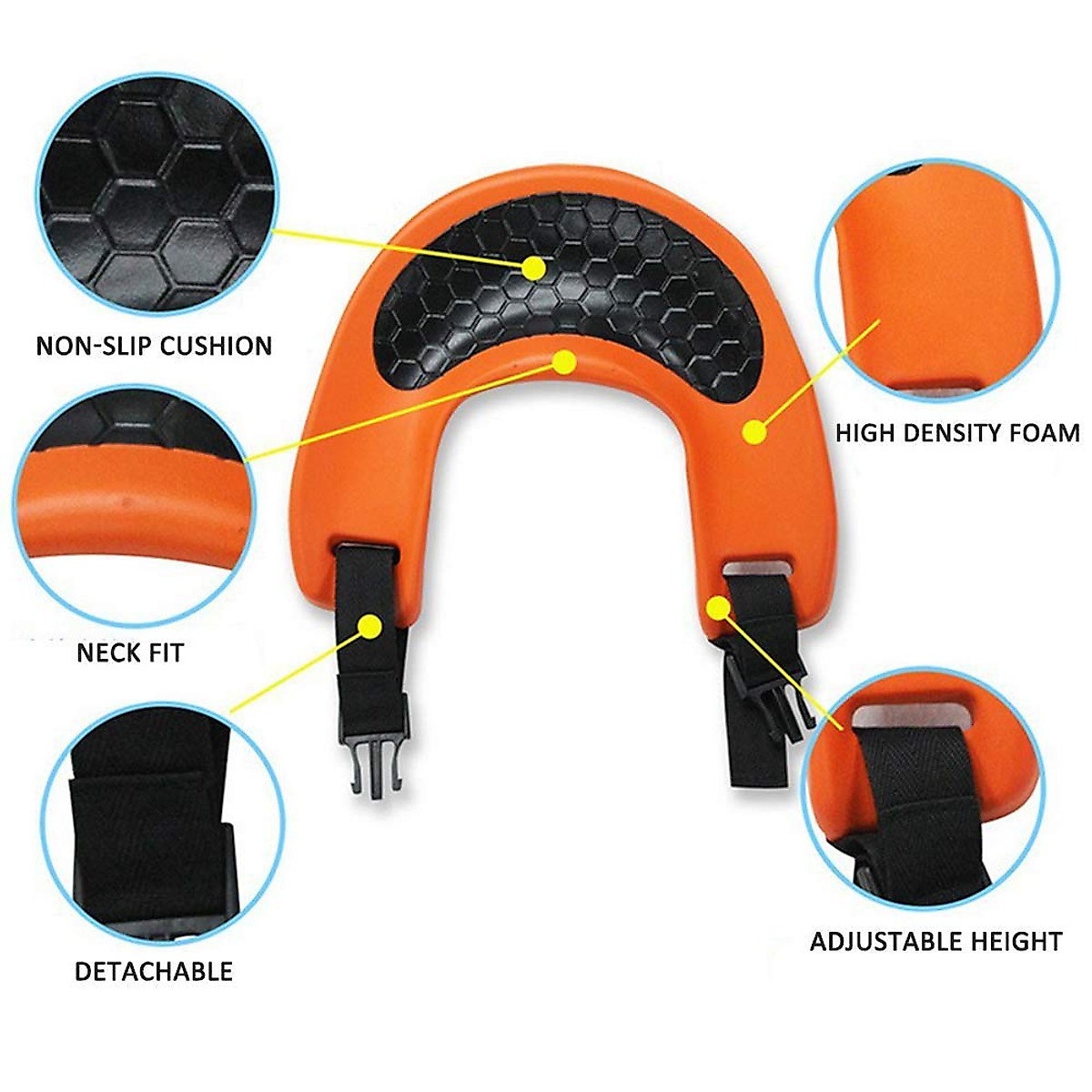 Child Shoulder Carrier Baby Saddle Toddler Hiking Backpack Baby Ankle Straps Hands Free Backpack-Holds a 44.1lb Child for Ergonomic Seat,Street Markets,Hiking