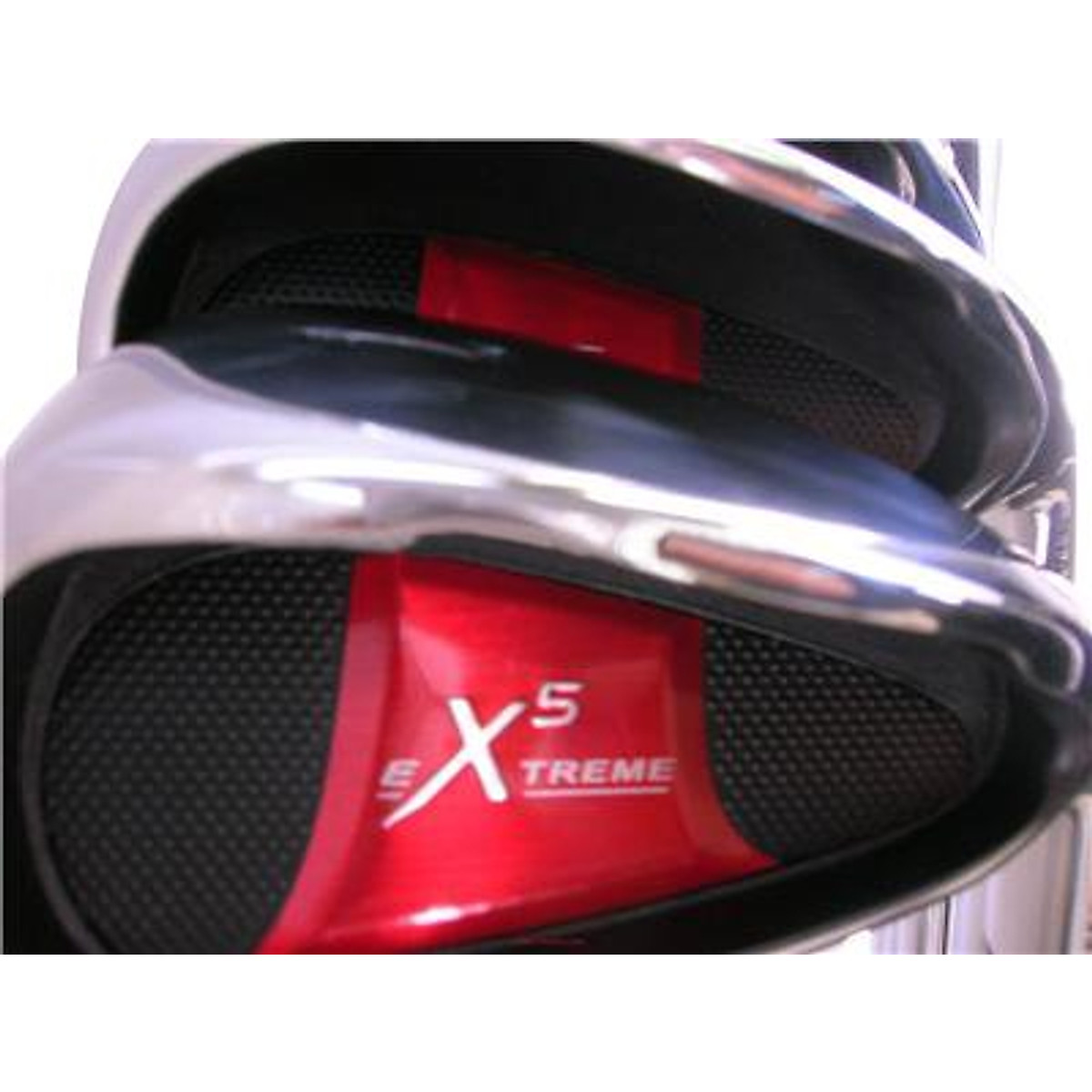 Extreme X5 Wide Sole iBRID Iron Set Senior Men's Complete 8-Piece Iron Set (4-SW) Right Handed Senior Flex A Flex Club with Premium Men's Arthritic Grip