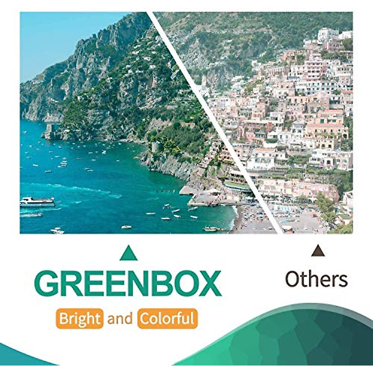 GREENBOX Compatible 1250C Toner Cartridge Replacement for Dell 810WH C5GC3 XMX5D WM2JC High Yield for Dell 1250 1350 1250C 1350CNW 1355CN 1355CNW 1355W Printer (1 Black, 1 Cyan, 1 Magenta, 1 Yellow)