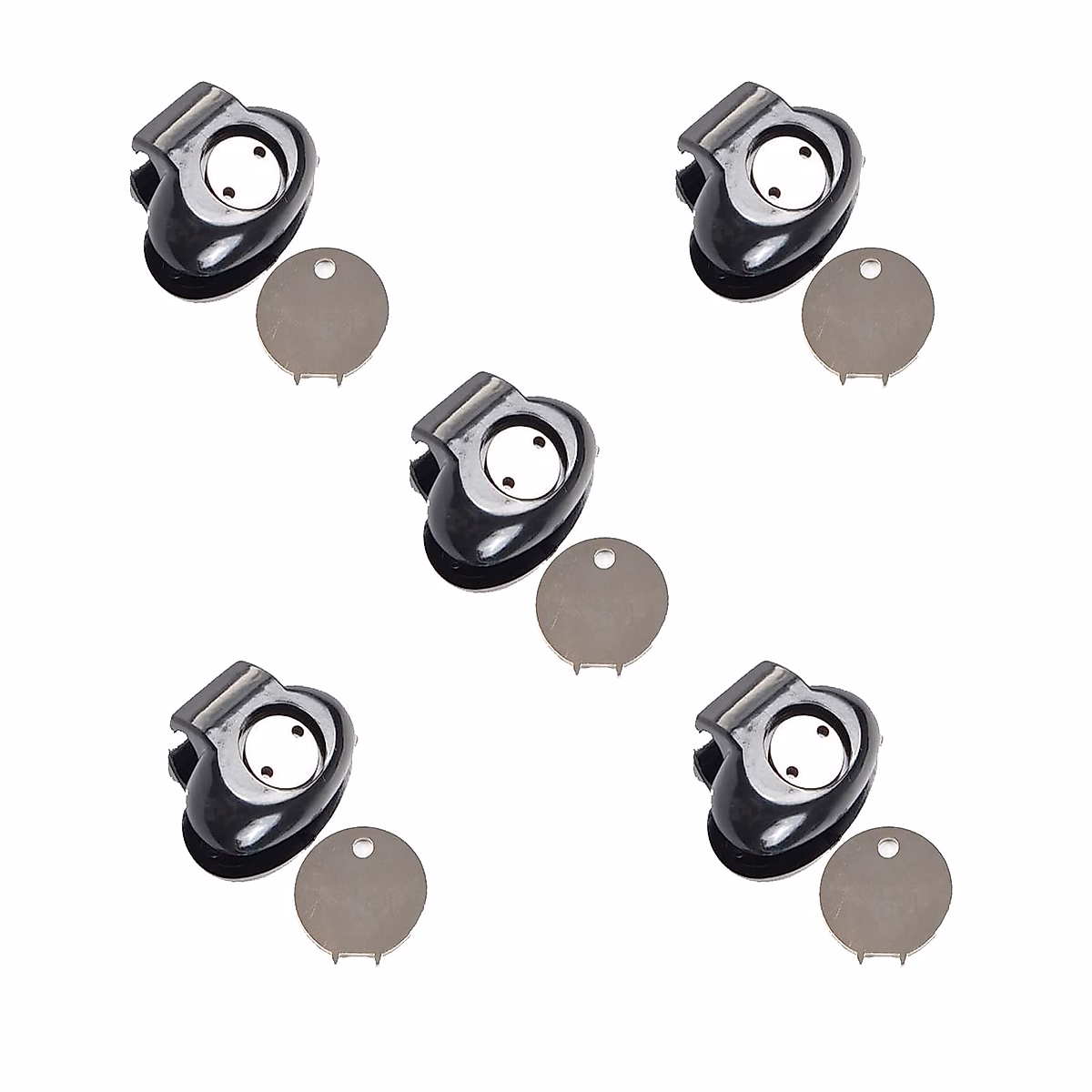 Teenidea Trigger Lock,Safety Universal Firearms Pistol Gun Locks Fit Most Handguns and Rifles（5PCS）