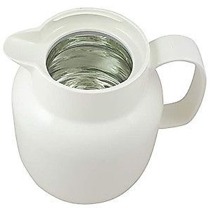 Helios Mondo Push Vacuum Jug White 1 Litre