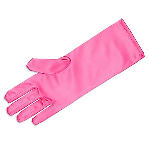 Juvale 4 Pairs of Satin Princess Gloves For Little Girls Dress Up Costumes, Tea Party, Birthday, Wedding, Pageant (4 Colors)