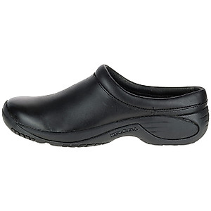 Merrell mens J66171 loafers shoes, Smooth Black, 9.5 US