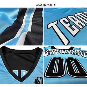 Custom Reversible Basketball Jersey - Personalize Team Uniform Design Your Own Name & Number for Men/Youth