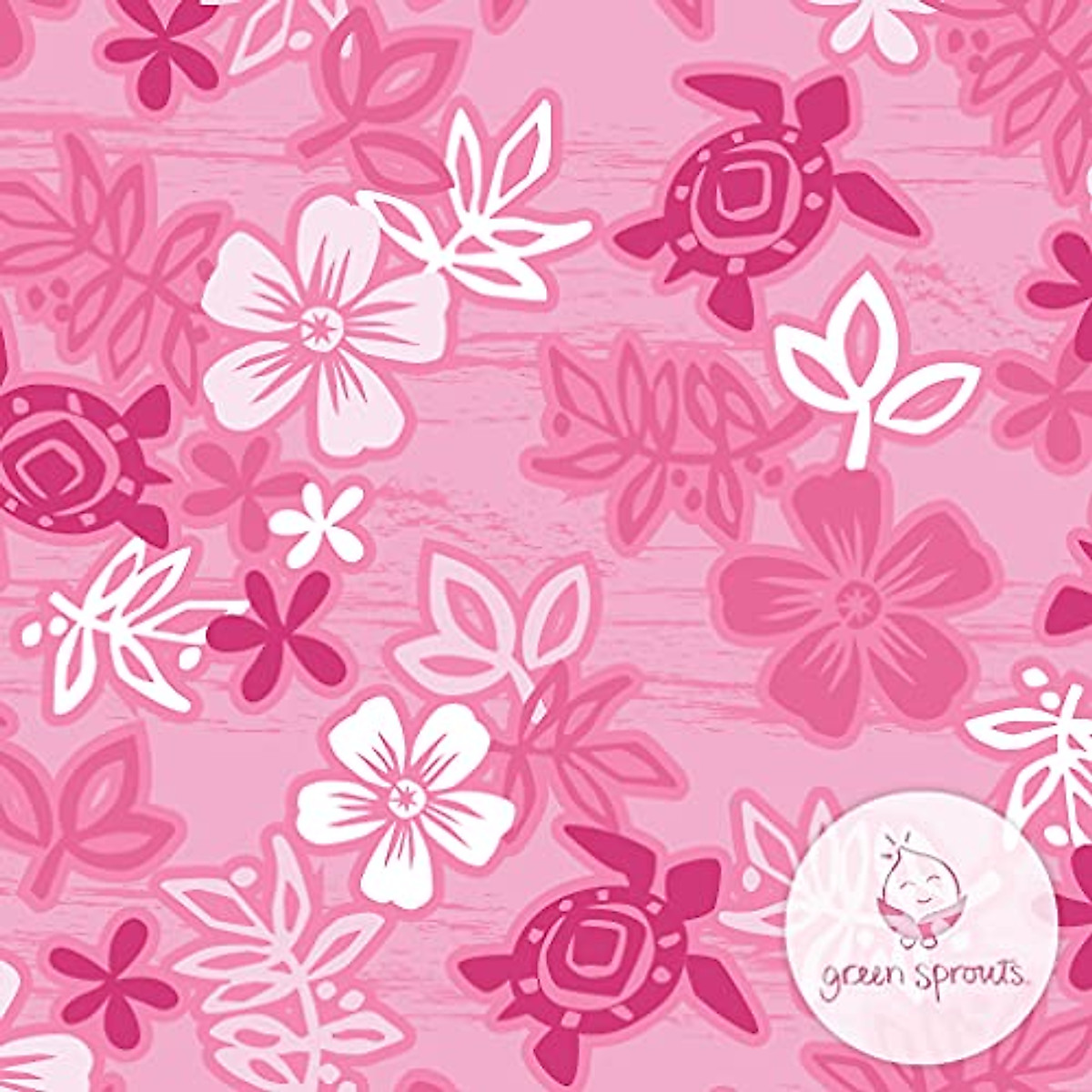 i play. baby girls Two Piece Rashguard Rash Guard Set, Pink Hawaiian Turtle, 4T US