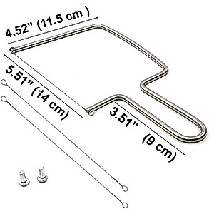 Cheese Slicer, Cheese Lyre Stainless Steel Cheese Wire Cutter - Cheese Knives Egg, Fruit, Dessert Slicer With Wire - Handheld Butter Cutter Tools for Soft Hard Block, With 2 Extra Wire
