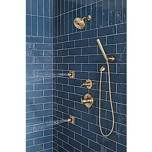 Delta Faucet Trinsic Gold 6-Setting Diverter Trim Kit, Diverter Valve Kit, Gold Shower Diverter, Champagne Bronze T11959-CZ (Valve Not Included)