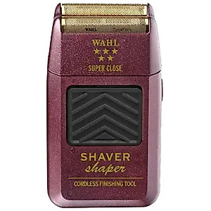 Wahl Professional 5-Star Series Rechargeable Shaver/Shaper #8061-100 - Up to 60 Minutes of Run Time - Bump-Free, Ultra-Close Shave