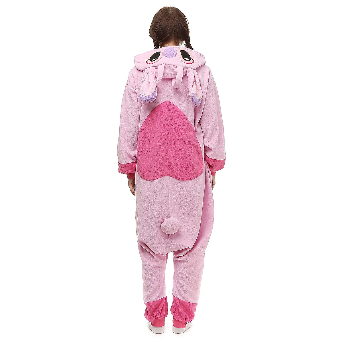 BGOKTA Halloween Animal Onesie Pajamas for Adults Costume Cosplay Homewear One Piece