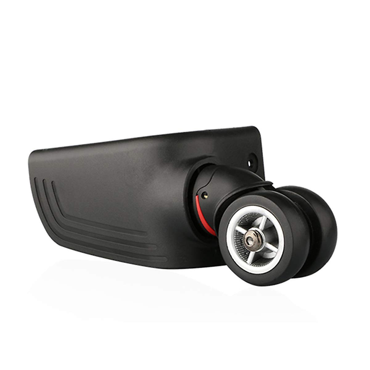 XiaoShiJie 360 Degree Swivel Mute Repair Replacement Luggage Wheel Suitcase Wheels Parts Spinner (DiLong W078#) (Front & Back Wheels (Set of 2 Pairs))