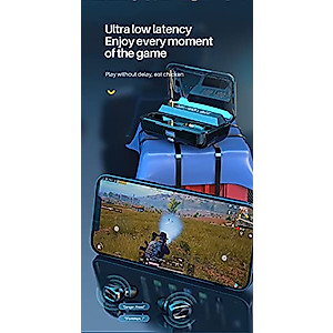 TWS Wireless Earbuds Bluetooth 5.1 Headphones Build in Mic HD Large Display Charging Box IPX7 Waterproof Voice Assistant Automatic Pairing USB Type-C Low Latency for Android iOS Windows Mac (Black)