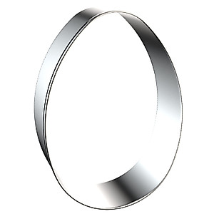 Large Egg Cookie Cutter Set in Different Sizes - 5 Inch, 4 Inch, 3 Inch, 2 Inch - 4 Piece - Stainelss Steel