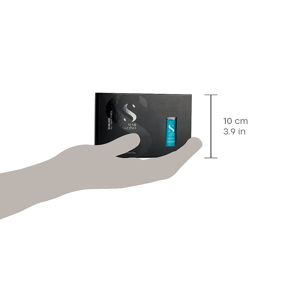 Alfaparf Milano Semi Di Lino Sublime Essential Hair Oil Treatment - Hydrating Hair Oil to Protect & Smooth Ends - With Flaxseed Extract + Omega 3 - Silky Hair Products (12 Vials x 13 ml / 0.44 oz/ea)