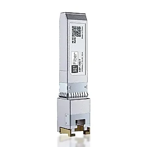 10Gb SFP+ RJ45 Transceiver, 10Gbase-T SFP+ Ethernet Module Support 10G/5G/2.5G/1.25G, Compatible with Cisco SFP-10G-T-S, Ubiquiti UF-RJ45-10G, UniFi, Meraki,MikroTik,Supermicro and More, 30m