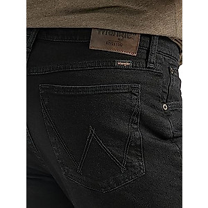 Wrangler Men's Free-to-Stretch Regular Fit Jean, Black, 40W x 32L