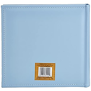 Pioneer Photo Albums DA-200COLB/B 200-Pocket Embossed Baby Leatherette Frame Cover Album for 4 by 6-Inch Prints, Blue