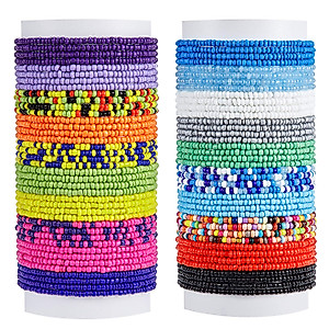 Hicarer 20 Pieces Waist Bead Jewelry Women Waist Chain Colorful Body Chain Beach Bikini Belly Chains Bohemia Body Jewelry Accessories
