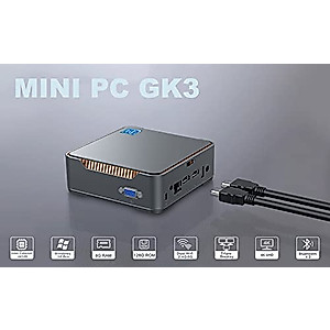 Mini PC Intel Celeron J4125 (up tp 2.70Ghz) 8GB RAM 128GB HDD ROM Quad-Core Windows 11 Computer