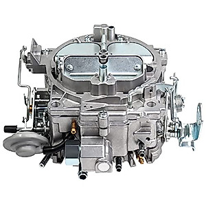 4 Barrel Carburetor Carb For 1901R Rochester Quadrajet 4MV Chevy 1966-1973 - Summit Jegs Divorced Choke 1901-GG 4-BBL, Replace for Corvettes 1975-1979 750 CFM Vacuum Secondary Durable