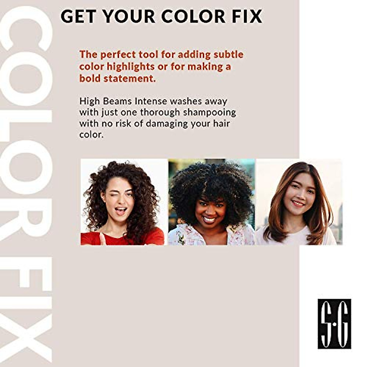 Salon Grafix High Beams Intense Temporary Spray - Copper for Unisex - 2.7 oz Hair Color