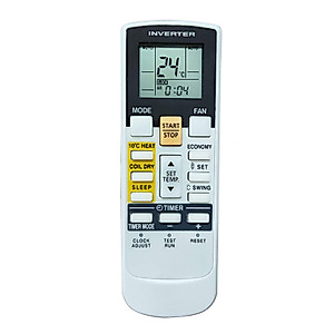 PROROK Air Conditioner Remote Control Compatible for Fujitsu Ar-Rae1u Ar-Rae2u Ar-rah2u Ar-rac1c Ar-rah1u Ar-ry3 Ar-ry4 Ar-ry5 Ar-Ry8 Ar-Ry9 Ar-ry11 Ar-ry12 Ar-ry13 Ar-ry15 Ar-ry16 Ar-ry18 Ar-ry19