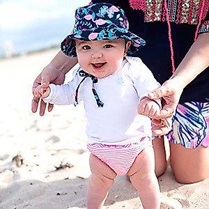 i Play Girls Swim Diaper Pink Pinstripe - 3T