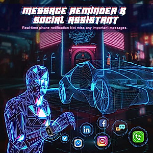 W@nyou Smart Watch with Earbuds for Women and Men,Activity Fitness Tracker Watch Combo Bluetooth Earbuds Can Receive Calls Messages Sleep Tracker Calorie Counter for Men Women Kids