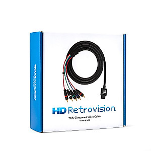 HD Retrovision Wii/Wii U Premium YPbPr Component Video Cable