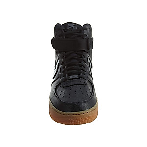 NIKE Air Force 1 Hi Women US 12 Black Basketball Shoe