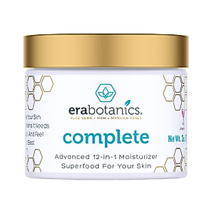 Era Organics Face Moisturizer Cream - Advanced 12-In-1 Rejuvenating Facial Cream With Superfood Complex Manuka Honey, Hyaluronic Acid, Hemp Oil & More - Anti Aging Wrinkle Face Cream For Women & Men