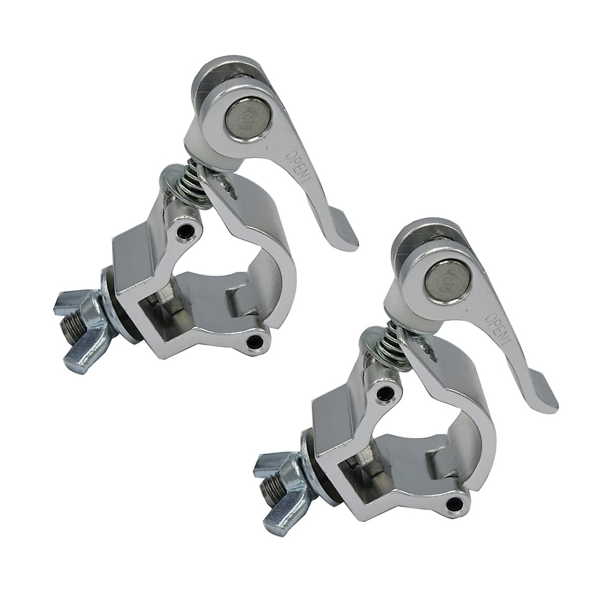 DJ Lighting truss Clamp 1.26-1.38 inch OD Pipe Truss F34 Quick Release Mount Heavy Duty 165 Lbs (2PCS)