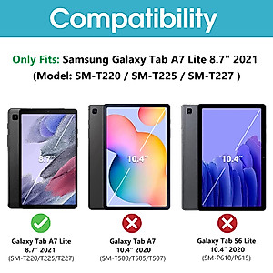 ProCase [2 Pack] Galaxy Tab A7 Lite 8.7 Inch 2021 Screen Protectors T220 T225 T227, Tempered Glass Screen Film Guard for Samsung Galaxy Tab A7 Lite 8.7" 2021 Release SM-T220 SM-T225 SM-T227