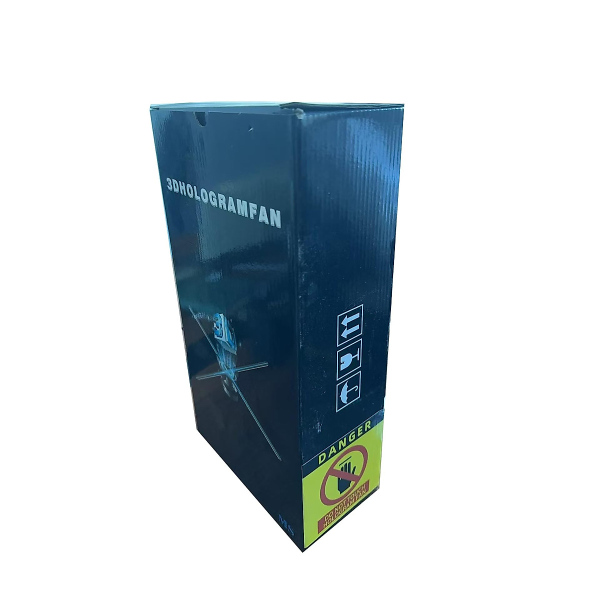 3D Hologram Fan Projector Display with APP, Trade Show Display 616PCS LED Beads, Four-Axis and High Transmission Speed, 3D Holographic Fan Uploaded by iOS and Android 27.5 inch